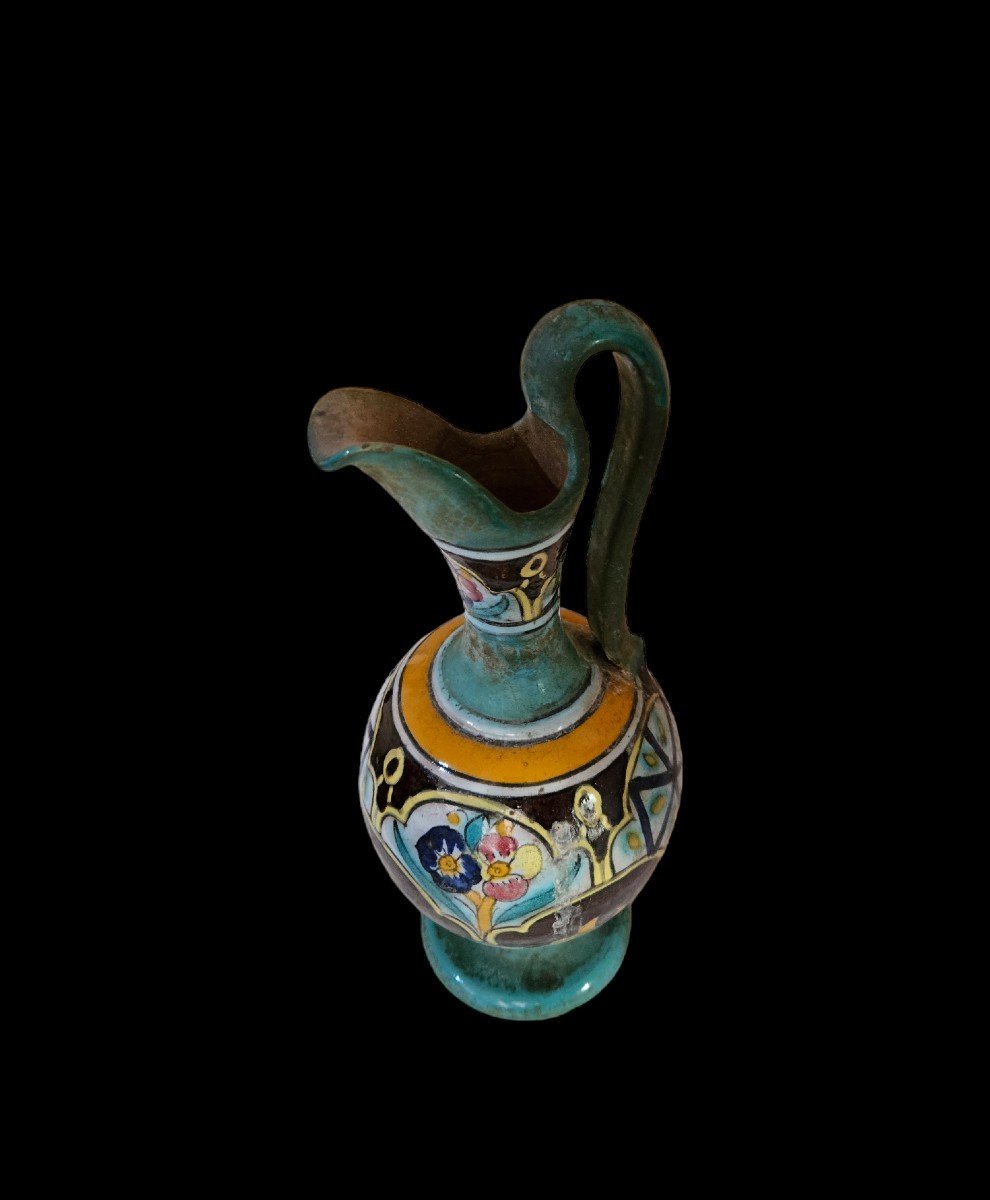 Proantic: El Kharraz Nabeul - Ewer Pitcher Oriental Pottery, Early 20t
