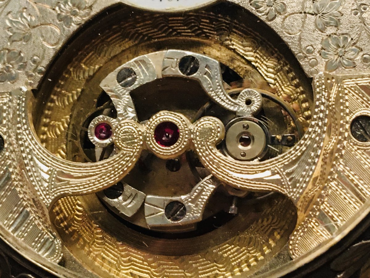 Rare Montre Gousset Poche à Tourbillon mobilis