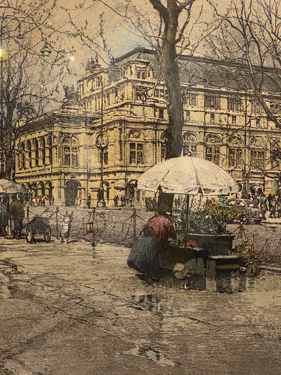 Proantic: Opéra De Vienne, Raoul Kasimir, Gravure