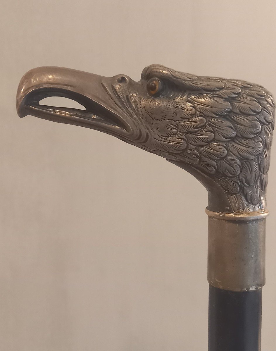 Proantic: "antique Walking Cane, Eagle, 1880"