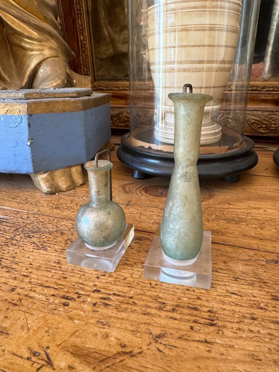 Proantic: Artifact - Antiquity - Mini Balsamaire With Belly - Roman Em