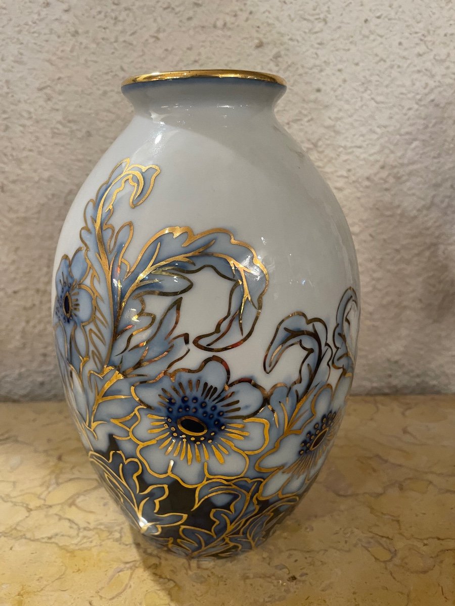 Proantic: Vase Porcelaine. Limoges C Tharaud
