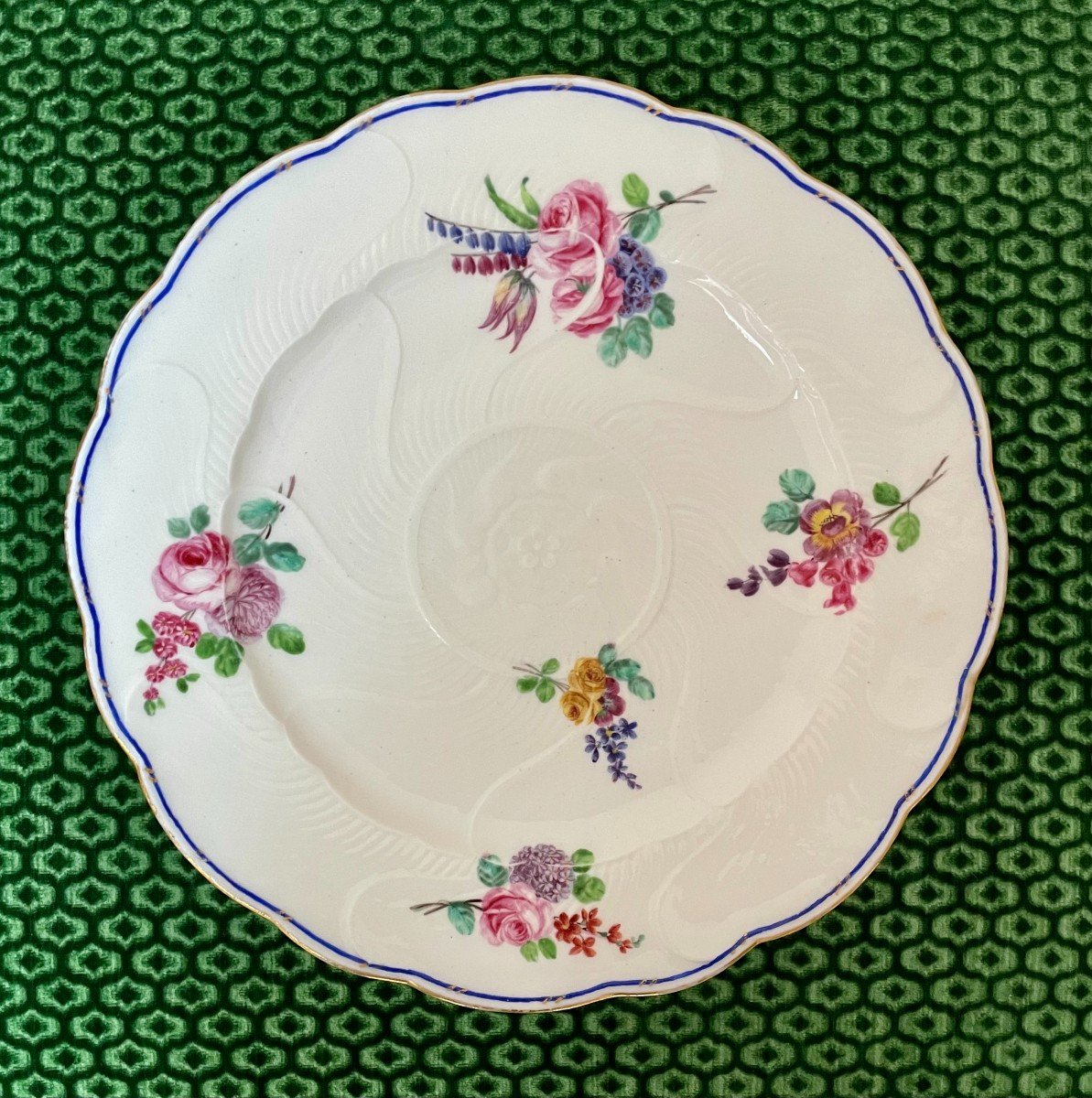 Proantic: A Soft-paste Porcelain Plate From Sèvres, 1765