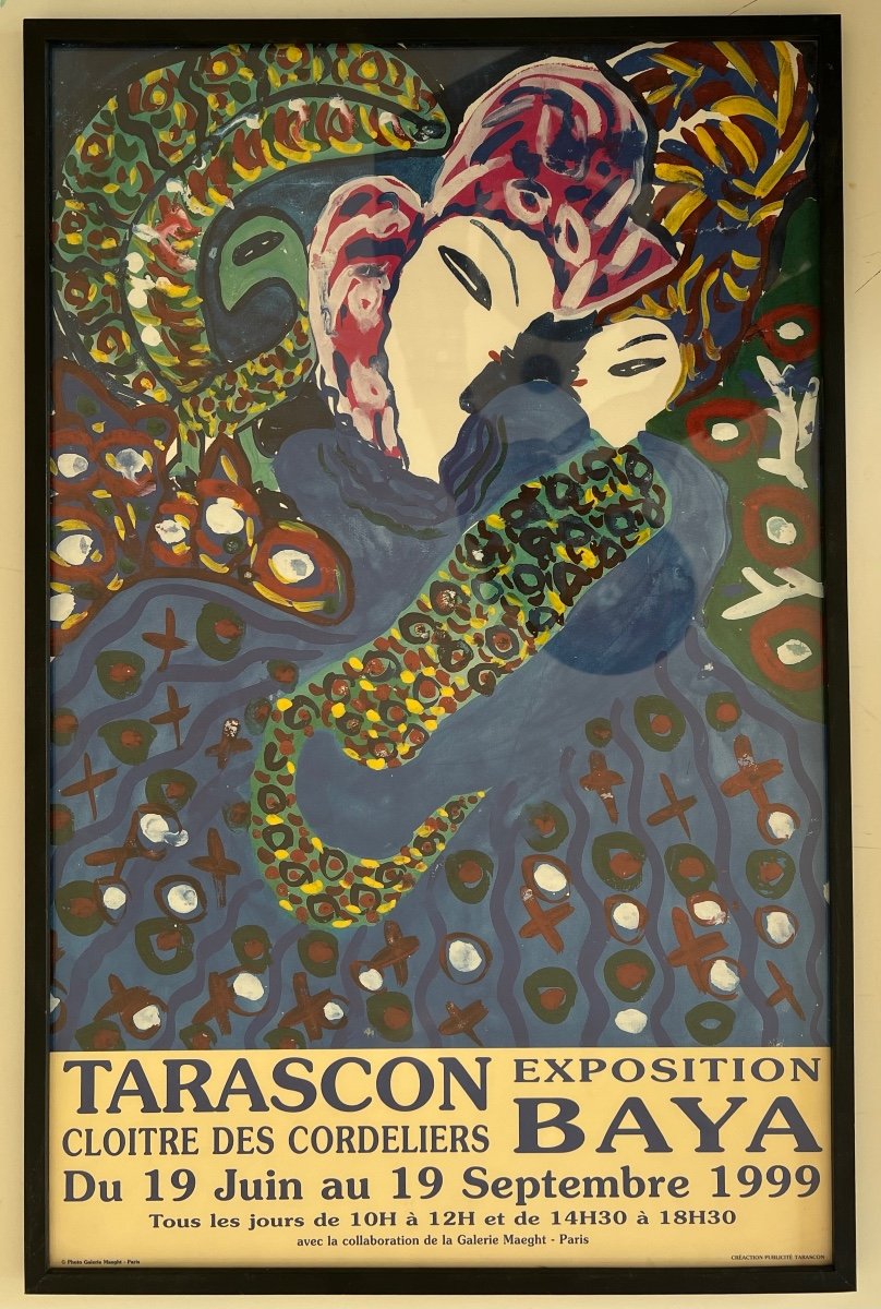 Proantic: Poster Mahieddine Baya (1931-1998) Algeria