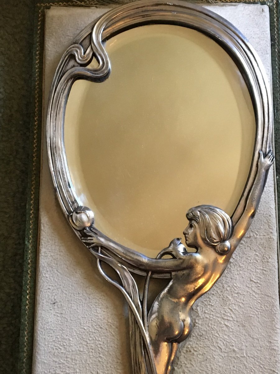 Face A Main 1900 Wmf Metal Argente