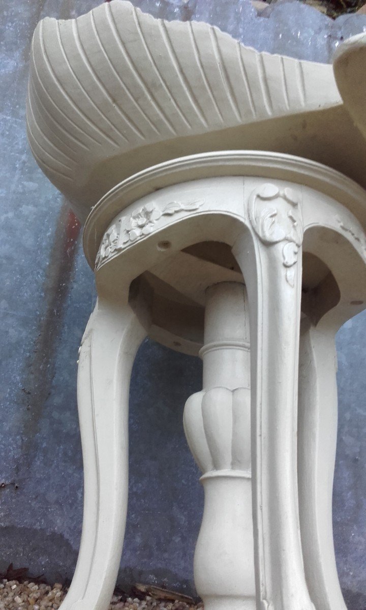 Proantic: Harpist's Seat In The Shape Of A Scallop Shell