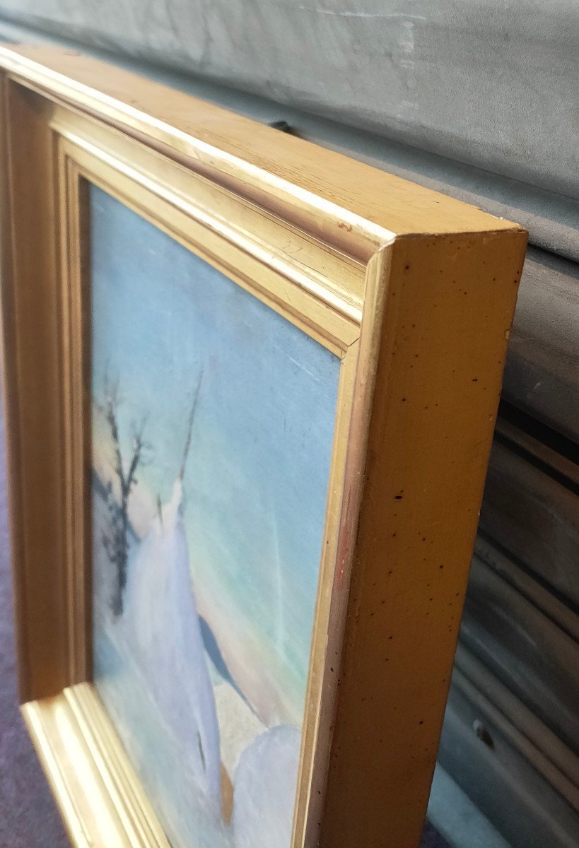 Proantic: Paysage d'Hiver Par Jeanne Simon (1869-1949)