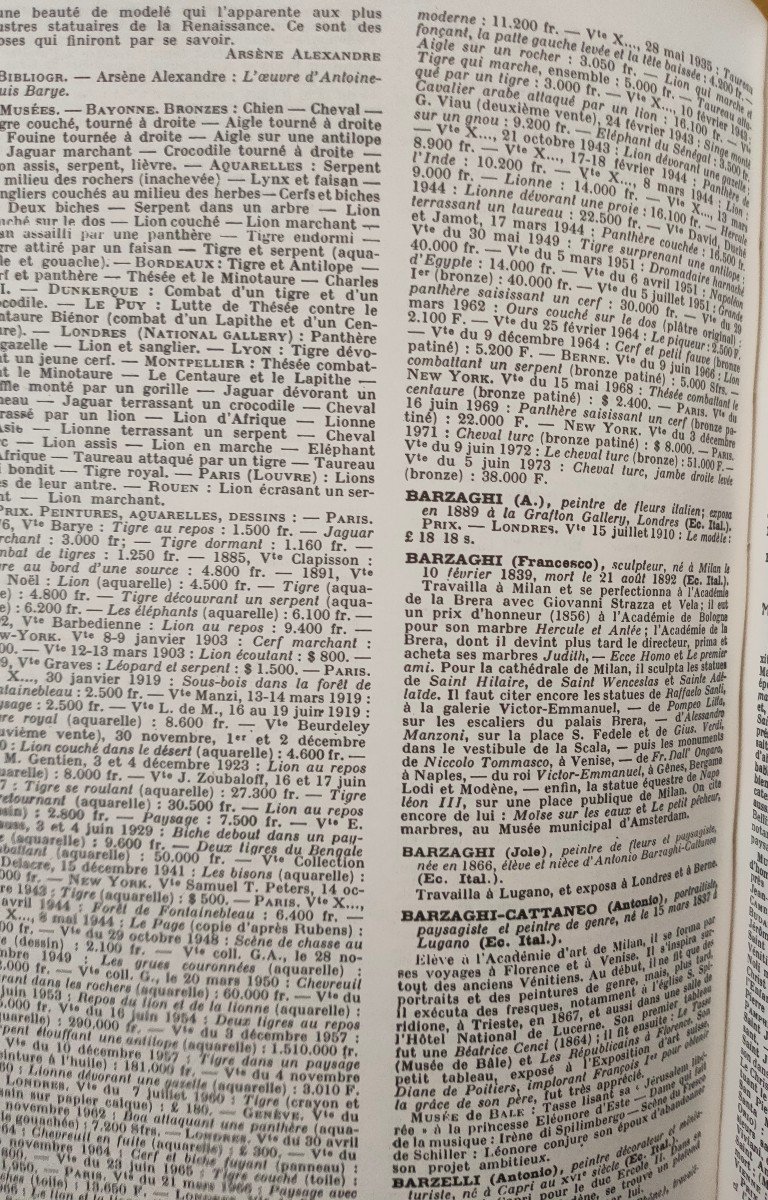 Proantic: Bronze Plaque, 19th Century After Antoine Louis Barye