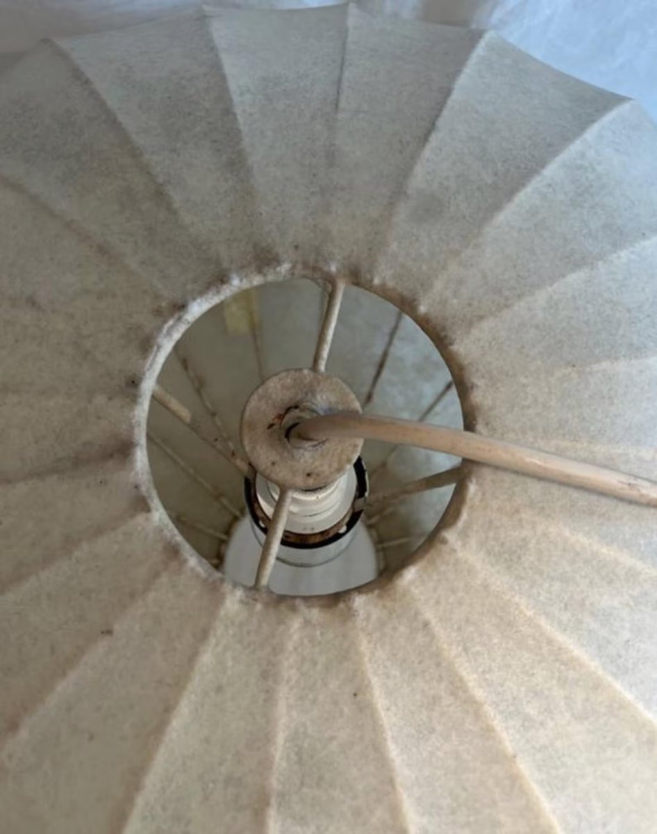 Proantic: Goldkant Leuchten Cocoon Pendant Light 50cm – 1960s Design,