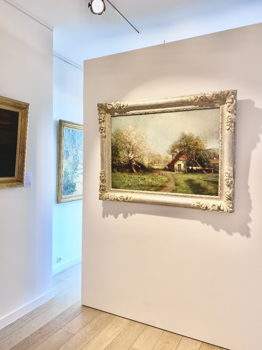 Proantic: Adolphe Poot (1924 – 2006) Belgian Painter - “ Farmhouse In