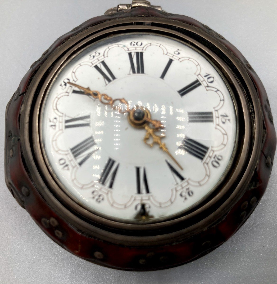 Proantic: Silver Rooster Watch. 18th Century Period