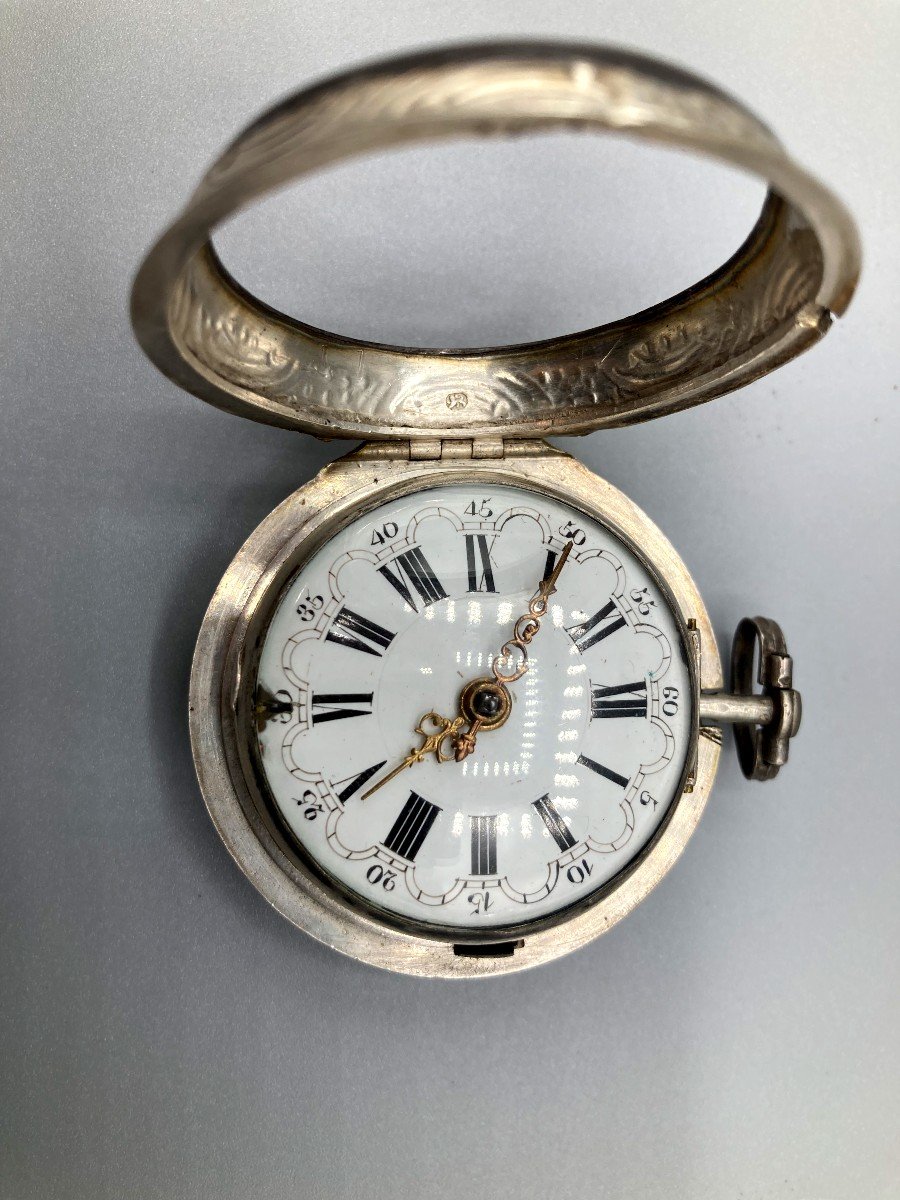 Silver Rooster Watch. 18th Century Period