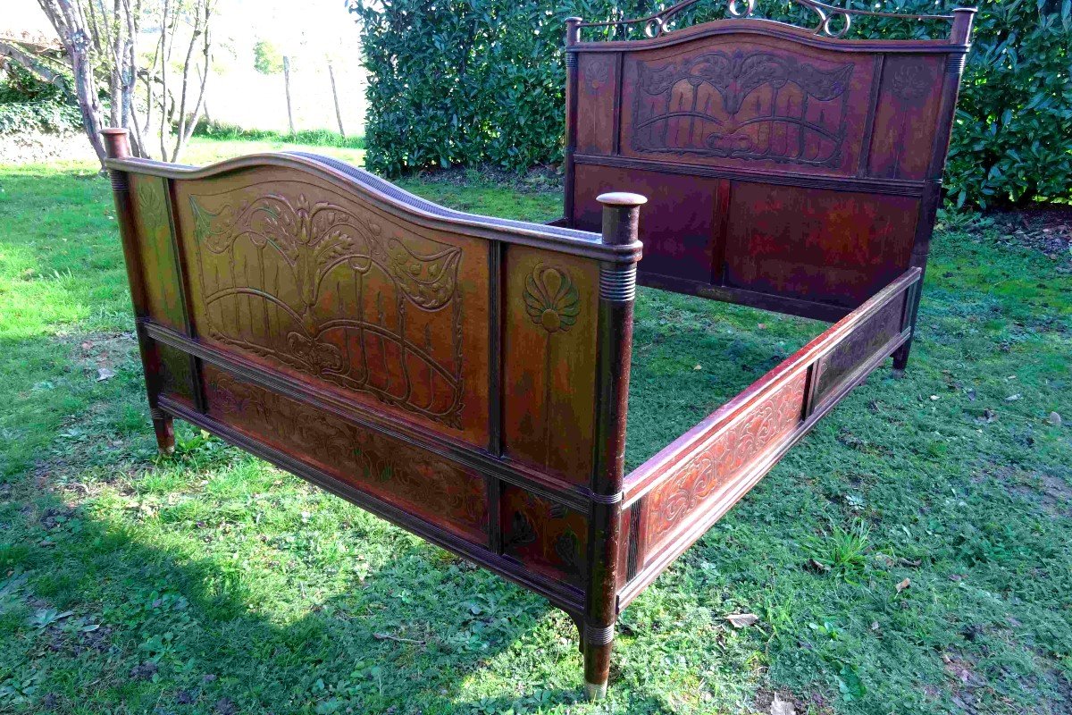 Double Bed Jacob & Josef Kohn Art Nouveau Thonet