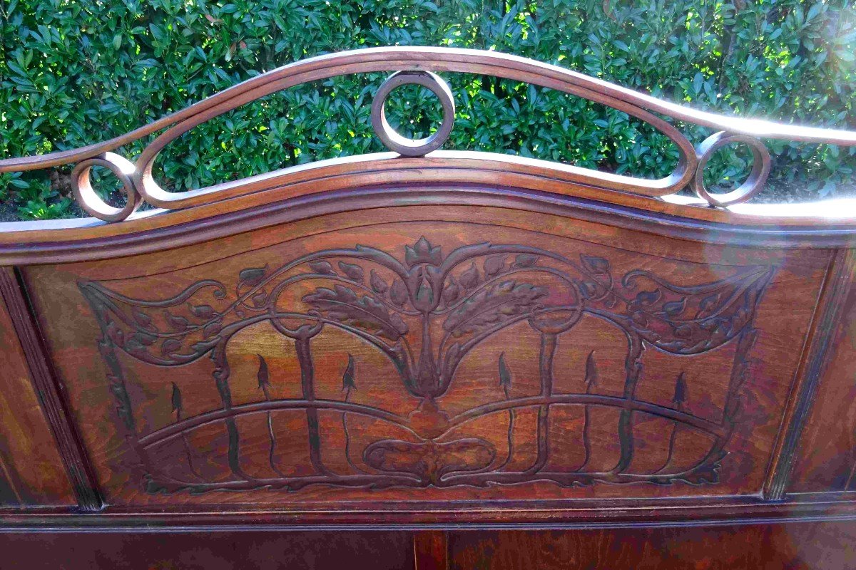 Double Bed Jacob & Josef Kohn Art Nouveau Thonet