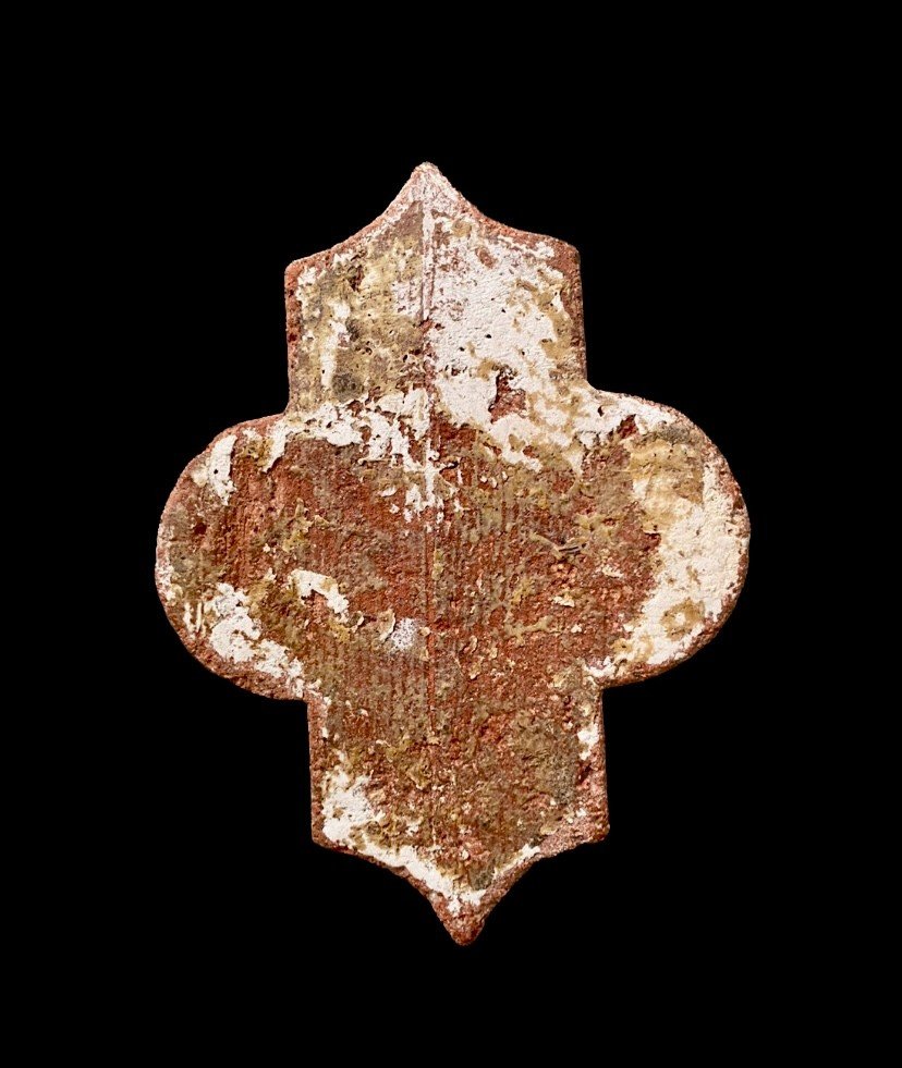 Proantic: French Medieval Ceiling Tile, 15th Century