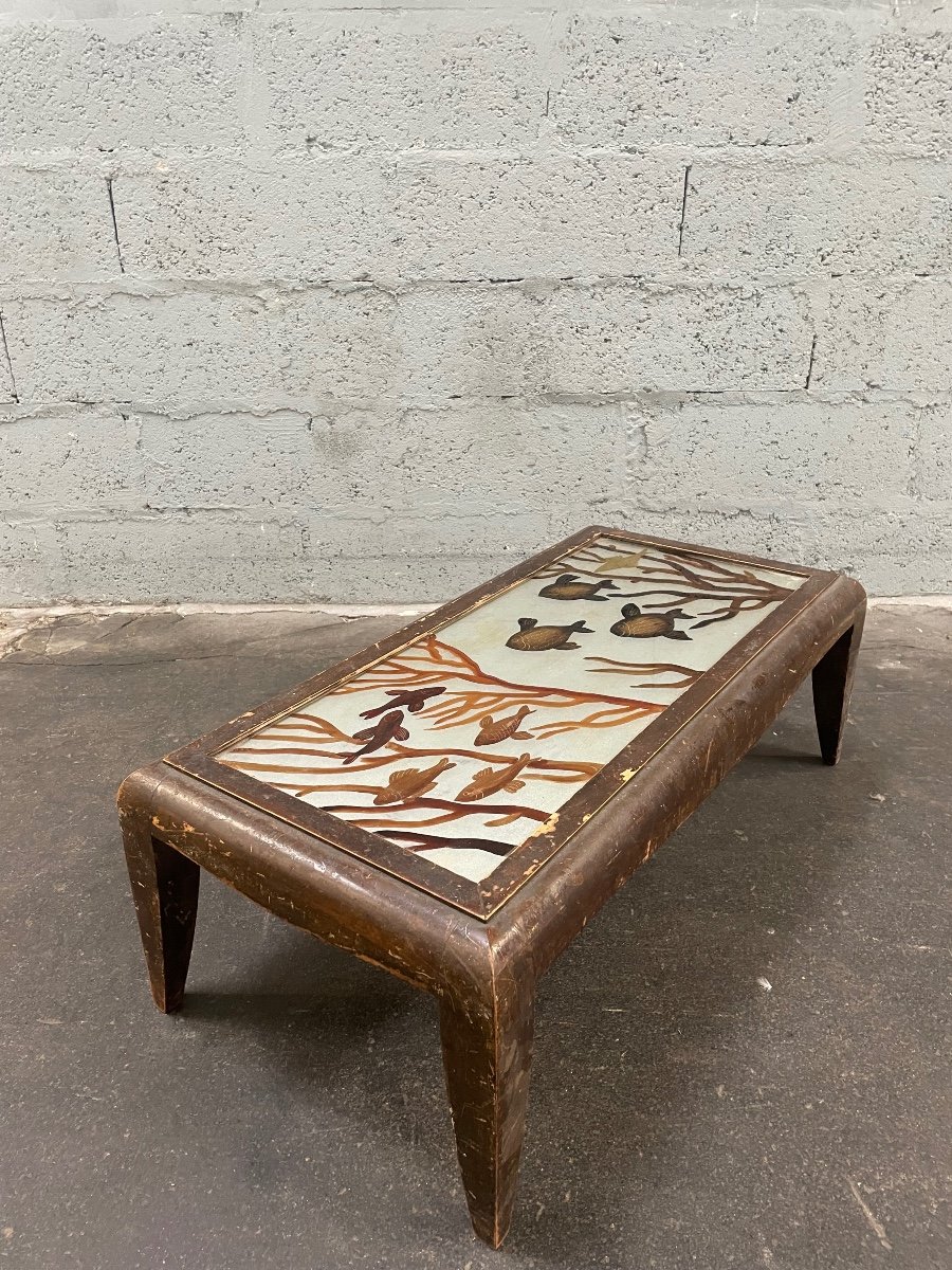 Proantic: Low Tabla Fixed Under Glass