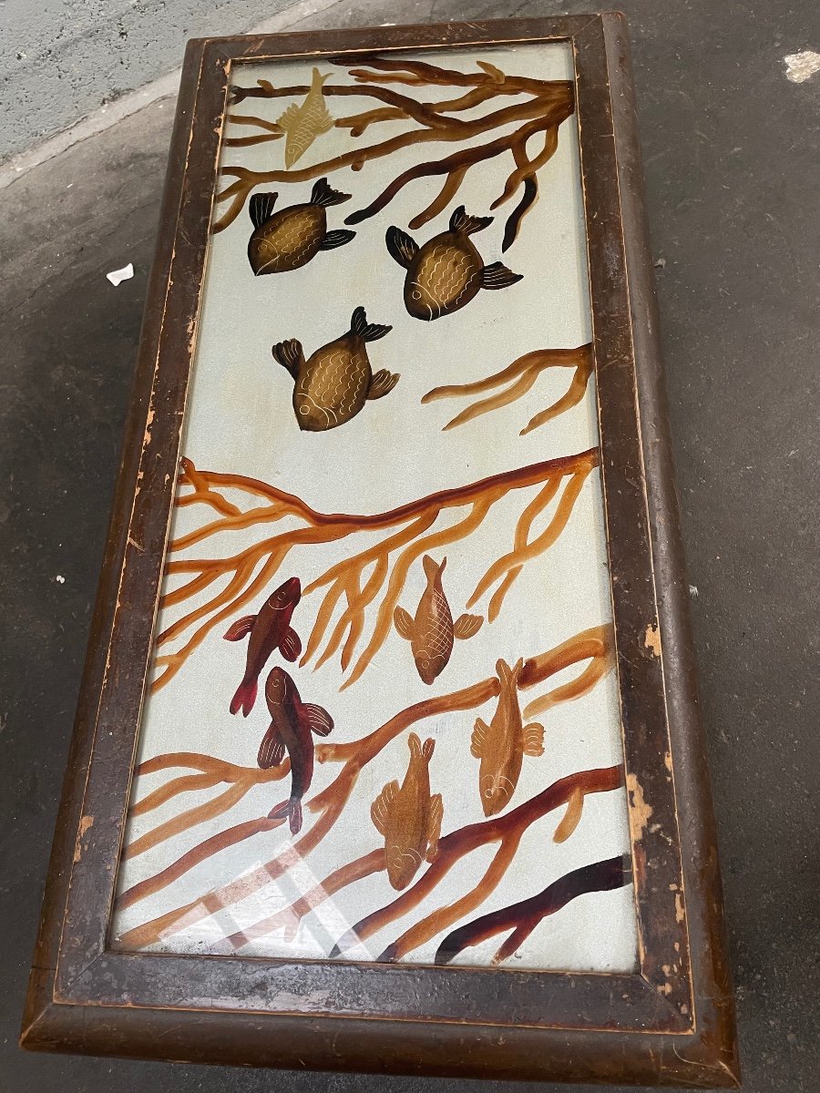 Proantic: Low Tabla Fixed Under Glass
