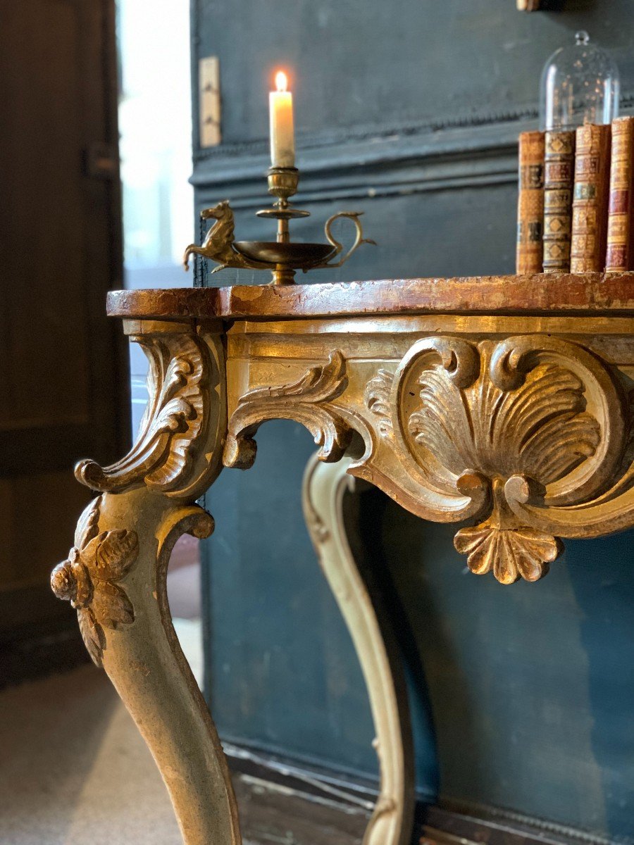 Console Luca, XVIII siècle - Consoles anciennes